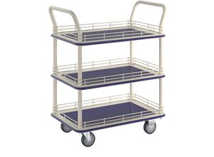 4260285079566 - Industrie-Tischwagen mit drei Etagen Tragfähigkeit 200 kg kaiserkraft