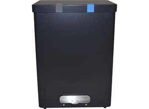 8713631191406 - Wertstoffsammler RecycloKick 2 x 34 l Aluminium schwarz kaiserkraft