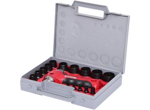 4042146156421 - Ring-Stanzeisen-Satz 16 Teile Chrom Vanadium KS Tools