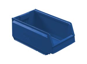 4250686298437 - Sichtlagerkasten aus Polypropylen LxBxH 350 x 206 x 150 mm VE 16 Stück blau kaiserkraft