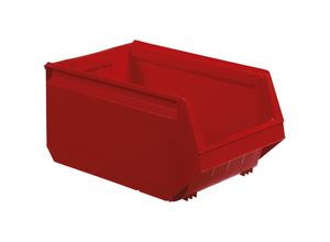 4250686298512 - Sichtlagerkasten aus Polypropylen LxBxH 500 x 310 x 250 mm VE 8 Stück rot kaiserkraft