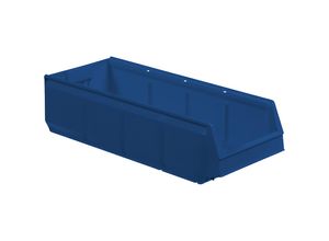 4250686298642 - Sichtlagerkasten aus Polypropylen LxBxH 600 x 230 x 150 mm VE 10 Stück blau kaiserkraft
