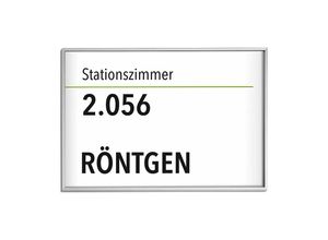 4060081702688 - Türschild DIN A5 quer HxB 1505 x 2125 mm verkehrsweiß kaiserkraft