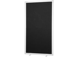 3660141948554 - EasyScreen Trennwand easyScreen HxT 1740 x 390 mm mit Schallschutz schwarz Breite 1600 mm