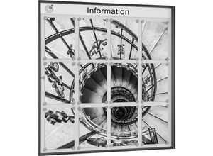 4260256793125 - Schaukasten METALLIC Querformat für 12 x DIN A4 kaiserkraft