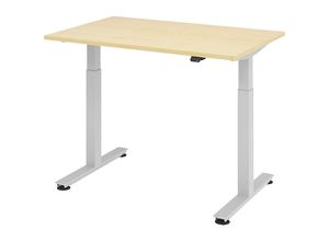 4032062151860 - Schreibtisch Ergonomic Aktiv XMST VXMST12 3 S ergonomisch ahorn rechteckig 120x80 cm (BxT) elektrisch höhenverstellbar 403206215