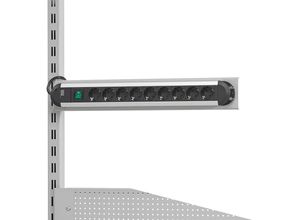 8719806016758 - Steckdosenleiste zur Befestigung an Aufsatzholmen 9fach-Stecker mit An- Aus-Schalter kaiserkraft