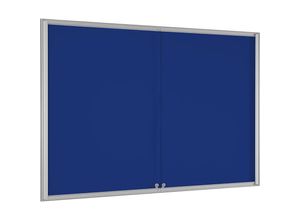 4260256790841 - Schaukasten BASIC für 18 x DIN A4 enzianblau kaiserkraft