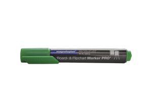 4013695047775 - Board- und Flipchartmarker PRO+ Strichstärke 15 - 3 mm VE 24 Stk grün magnetoplan