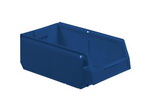 4250686298581 - Sichtlagerkasten aus Polypropylen LxBxH 400 x 230 x 150 mm VE 12 Stück blau kaiserkraft