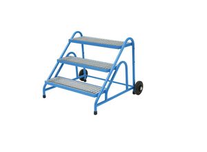 4054666009750 - eurokraft pro Montagetritt Stufen mit Gitterrost 3 Stufen