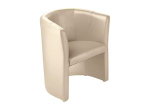 4045513006428 - Clubsessel Bezug Polyurethan beige kaiserkraft