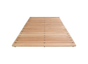 4260061890781 - Holzlaufrost buche hell Yoga pro lfd m ohne Anschrägung Breite 1000 mm Miltex