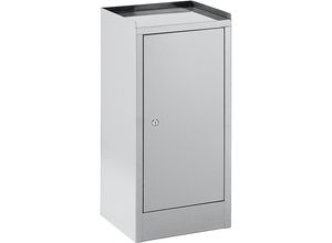 8697653670517 - eurokraft basic Werkzeugschrank mit 1 Schublade 2 Fachböden HxBxT 750 x 350 x 350 mm lichtgrau RAL 7035