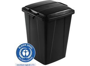4005546740614 - DURABLE Wertstoffbehälter DURABIN® ECO Volumen 90 l HxBxT 610 x 520 x 490 mm schwarz