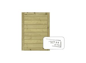 5703393712592 - PLUS Klink Einzeltür inkl Beschläge Holz BxH 1000 x 1250 mm natur kaiserkraft
