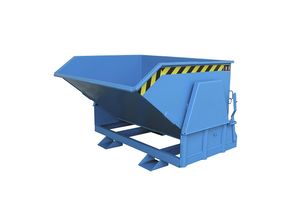 4052462003248 - eurokraft pro Kippbehälter Standard-Bauhöhe ohne Fahrwerk Volumen 10 m³ lackiert blau RAL 5012