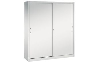 4050646133422 - Aktenschrank 2140-00 Stahl abschließbar 5 OH 160 x 195 x 40 cm lichtgrau 4050646133422 C+P-Möbel