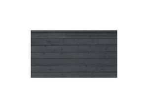 5703393712660 - PLUS Klink Profilzaun Holz BxH 1740 x 910 mm schwarz kaiserkraft
