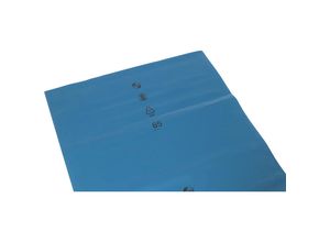 4001553101288 - Schwermüllsäcke LDPE 120 l BxH 700 x 1100 mm Materialstärke 200 µm blau VE 100 Stk kaiserkraft