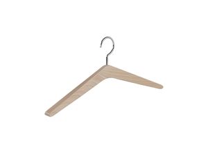 4004419890012 - Holzkleiderbügel WOOD BxH 450 x 110 mm VE 4 Stk Buche natur lackiert kaiserkraft
