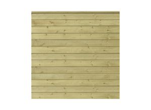 5703393712691 - PLUS Klink Profilzaun Holz BxH 1740 x 1660 mm natur kaiserkraft