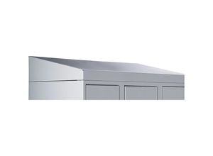 4061753011183 - eurokraft pro Schrägdachaufsatz Höhe 25   156 mm für 3 Abteile Breite 300 und 400 mm