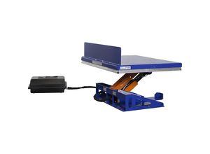 7340092800502 - Hub-Neigegerät Traglast 750 kg geschlossene Tischplatte LxB 1000 945x1300 mm Nutzhub 565 mm Bauhöhe 235 mm Motor 400 v   075 kW