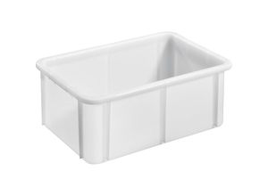 4004950700665 - Transportbox Euro-Norm Volumen 40 l bis 300 kg stapelbar geschlossene Wände ohne Deckel L 600 x B 400 x H 215 mm HDPE naturfarben