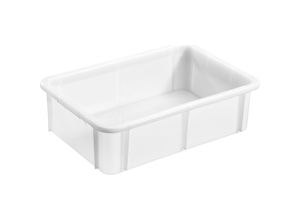 4004950700641 - Transportbox Euro-Norm Volumen 30 l bis 300 kg stapelbar geschlossene Wände ohne Deckel L 600 x B 400 x H 165 mm HDPE naturfarben
