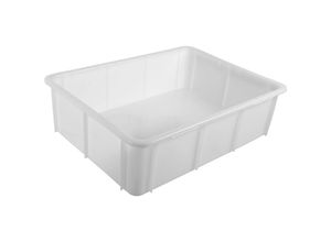 4004950700702 - Transportbox Euro-Norm Volumen 80 l bis 300 kg stapelbar geschlossene Wände ohne Deckel L 800 x B 600 x H 220 mm HDPE naturfarben
