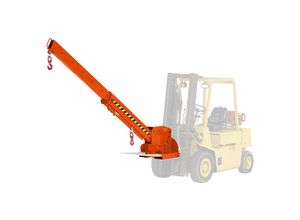 4061753039316 - eurokraft pro Teleskoplader 5fache Höhenverstellung Tragfähigkeit 1000 - 5000 kg teleskopierbar orange lackiert
