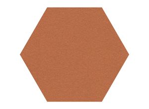 8712752103442 - Design-Pinnwand sechseckig Kork BxH 600 x 600 mm cognac Chameleon