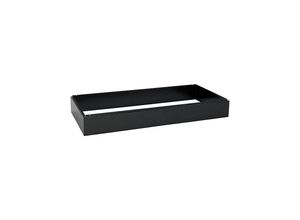 7042423616140 - Sockel geschlossen für Spindserie Fydor schwarz Breite 1200 mm kaiserkraft
