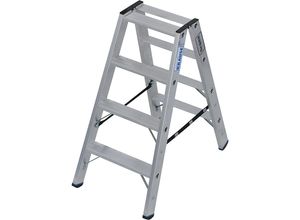4009199135117 - Schwerlast-Stehleiter beidseitig begehbar bis 225 kg 2x4 Stufen KRAUSE