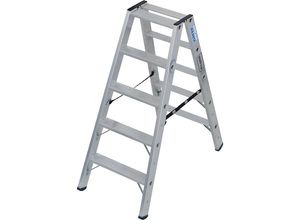 4009199135124 - Schwerlast-Stehleiter beidseitig begehbar bis 225 kg 2x5 Stufen KRAUSE