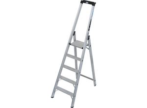 4009199135032 - Schwerlast-Stehleiter einseitig begehbar bis 225 kg 5 Stufen inkl Plattform KRAUSE
