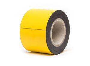 4250870300670 - Magnet-Lagerschilder Rollenware gelb Höhe 100 mm Rollenlänge 10 m kaiserkraft