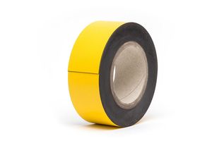 4250870300632 - Magnet-Lagerschilder Rollenware gelb Höhe 50 mm Rollenlänge 10 m kaiserkraft