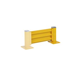 4061753281265 - Rammschutzwand Höhe 480 mm 1 Wandelement Länge 762 mm Anbauelement inkl 1 Pfosten kaiserkraft