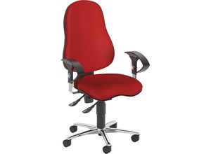 4014296541310 - Profi Bürostuhl SITNESS 10 Stoff mit Armlehnen (höhenverstellbar) Topstar