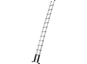 7394483001559 - Teleskop-Anlegeleiter PRIME LINE Standardausführung 80 mm Stufentiefe 13 Stufen Traverse Telesteps