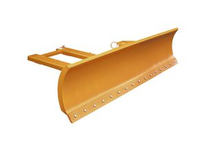 4061753248701 - eurokraft pro Schneeschieber für Gabelstapler mit Stahlschürfleiste Schildbreite 2400 mm