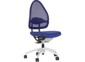 4014296991795 - Design-Bürostuhl mit Netzrücken Rückenlehne 550 mm royalblau Topstar