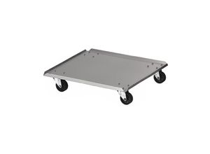 8713631004362 - Rollwagen für Abfallbehälter Aluminium LxB 370 x 370 mm kaiserkraft