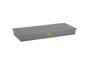 4052886328132 - GFK-Boden-Auffangwanne 3 x 200-l-Fass ohne Zulassung mit GFK-Gitterrost CEMO