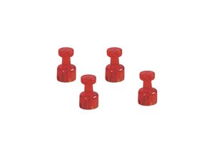 4013695056555 - Kegelmagnet Ø 18 mm VE 48 Stk rot magnetoplan