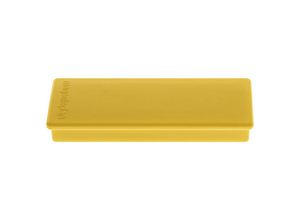 4013695056456 - Rechteck-Magnet BxLxH 22 x 55 x 8 mm VE 60 Stk gelb magnetoplan
