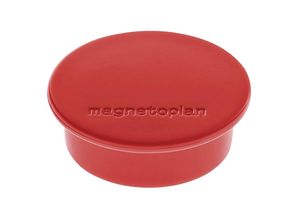 4013695055992 - Magnet DISCOFIX COLOR Ø 40 mm VE 40 Stk rot magnetoplan
