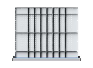 4014641062095 - Einteilungssatz für Schubladen-BxT 750 x 600 mm ⅛-Teilung für Fronthöhe 60 mm ANKE